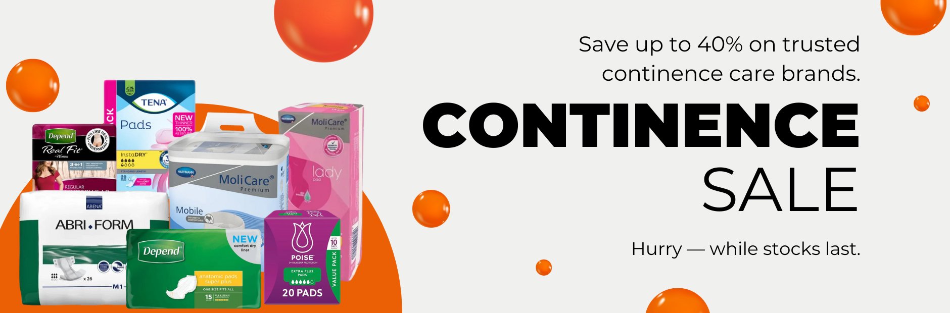 Continence Sale | Aged Care & Medical