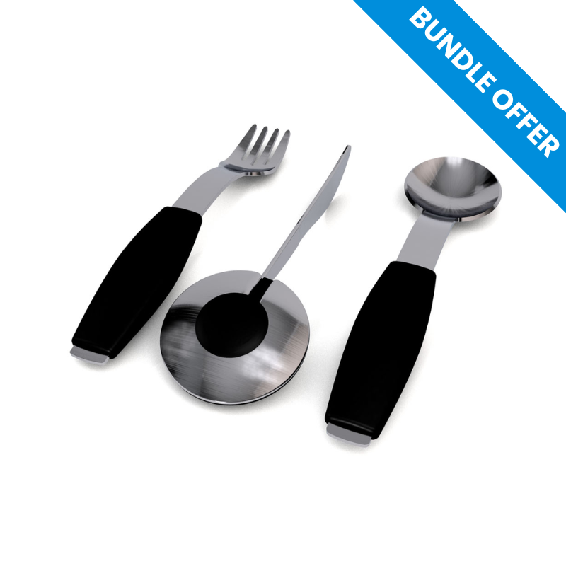 Ornamin Cutlery Set | Ergonomic Knife, Fork & Spoon Bundle – Aged Care ...
